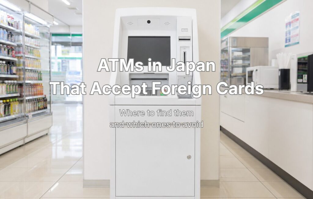 Where to Find ATMs in Japan That Accept Foreign Cards | Explore Japan ...